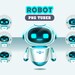 Robot Pngtuber Avatar: Premade Streaming Asset (digital Download) - Etsy