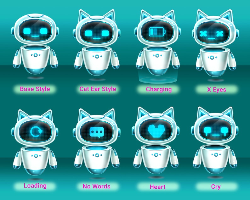 Robot Vtuber -fully Rigged! (style A) - Etsy