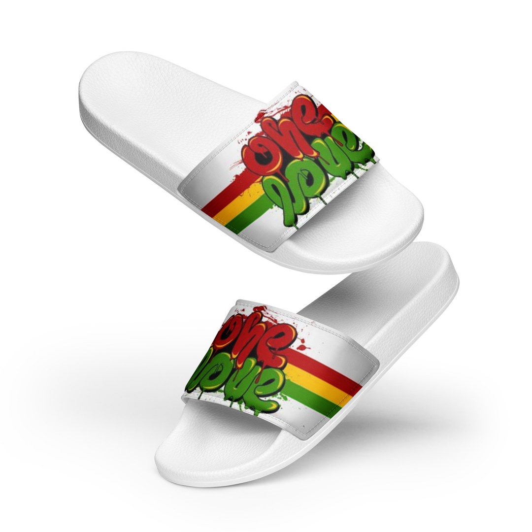 Mens One Love Slides - Etsy