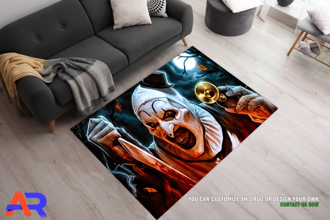 Scary Rug, Horror Movie Rug, Halloween Rug, Horror Characters ...