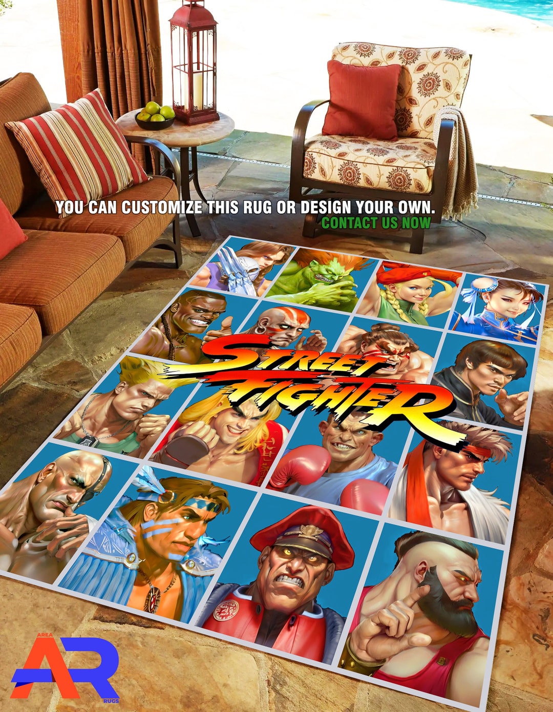Retro Realistic, Street Rug, Gamer Rug, Streed 90s Arcade and Theater ...