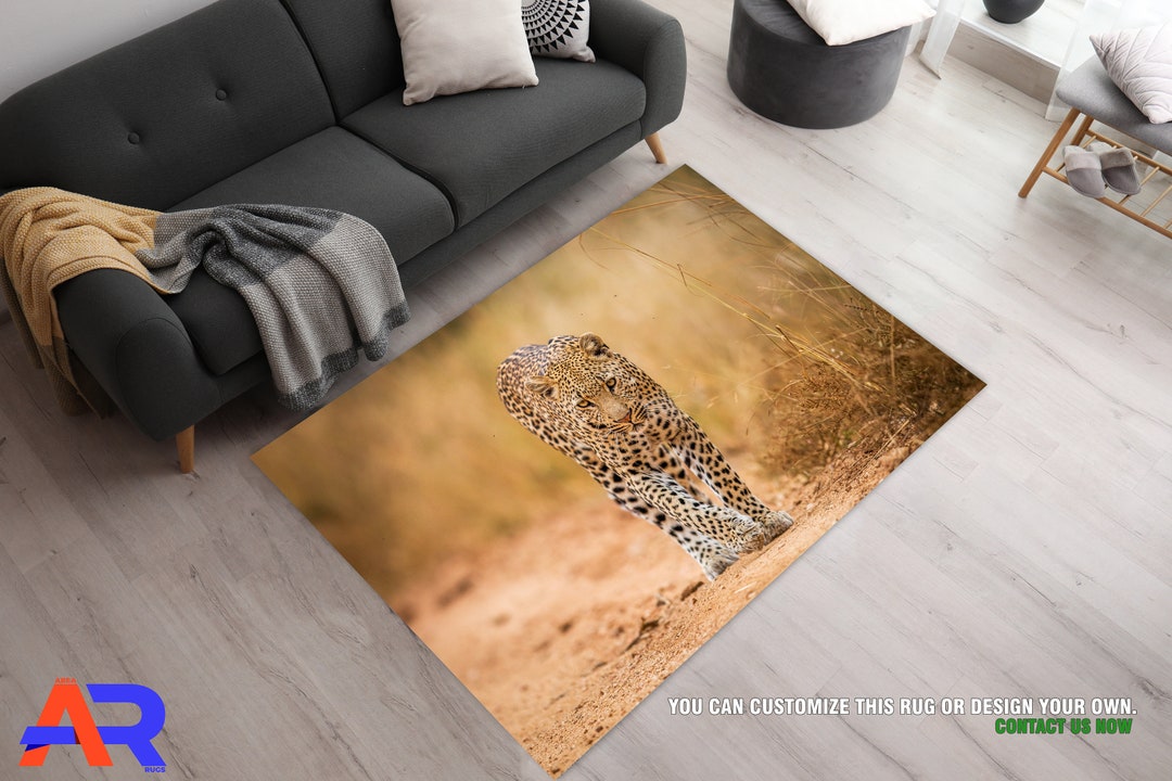 Leopard Rug, Wildlife Carpet, Leopard Carpet, Animal Rugs, Leopard ...