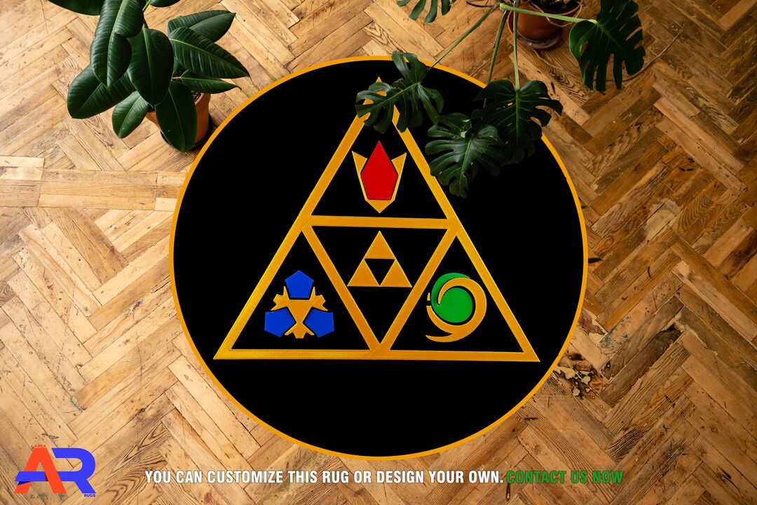 Zelda Legend Rug, Gamer Gifts, Zelda Game Rug, Gamer Rug, Game Room Rug ...
