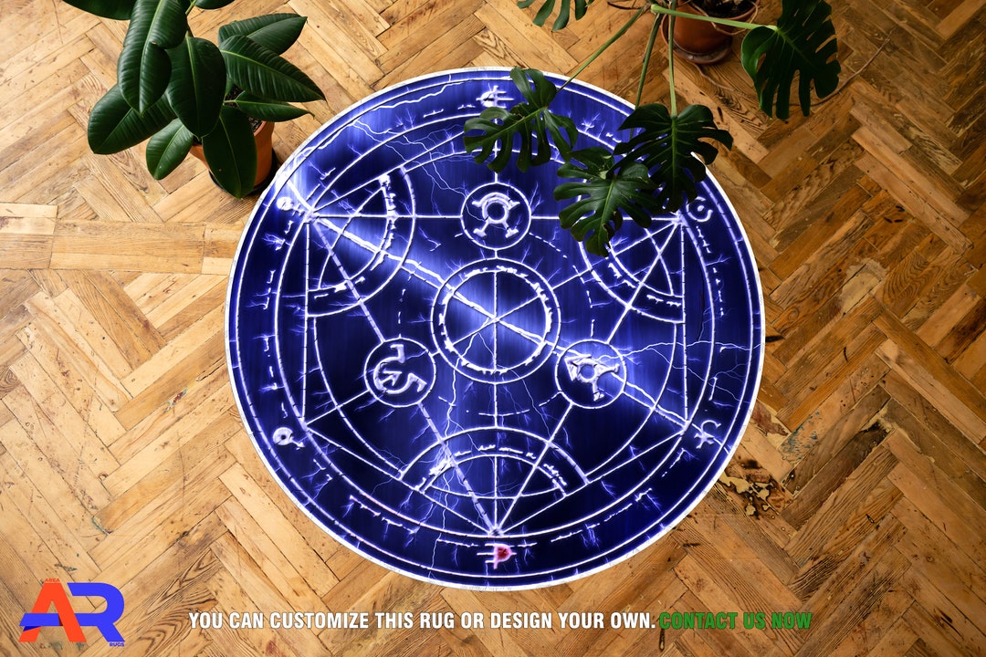Circle Cool, Round Rug, Full Metal Transmutation, FMA Transmutation ...