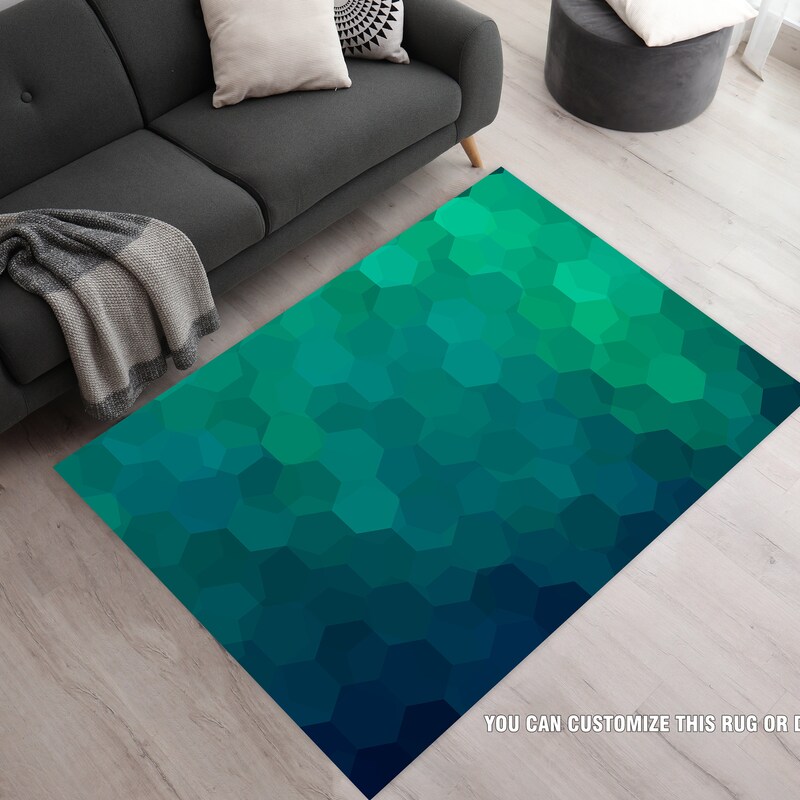 Hexagonal Rug - Etsy