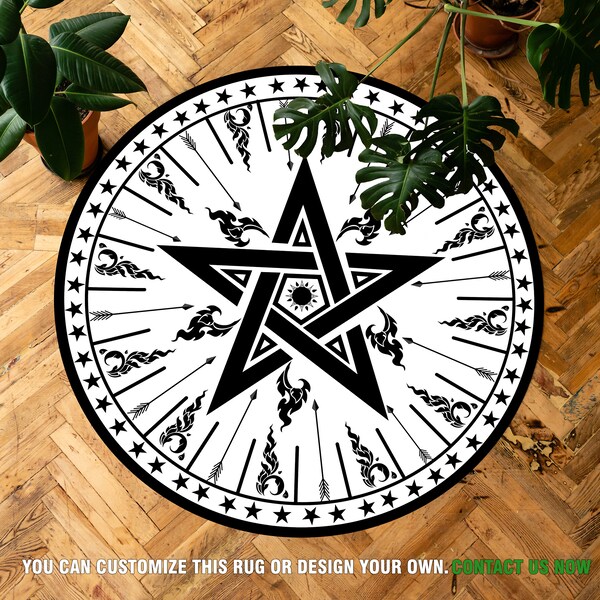 Wiccan Rug - Etsy