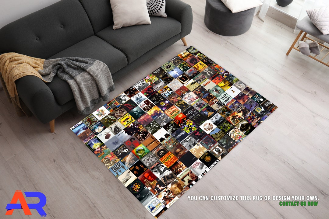 Hiphop Rug, Legends Rug, Rappers Rug, Music Decor, Music Room Rug ...