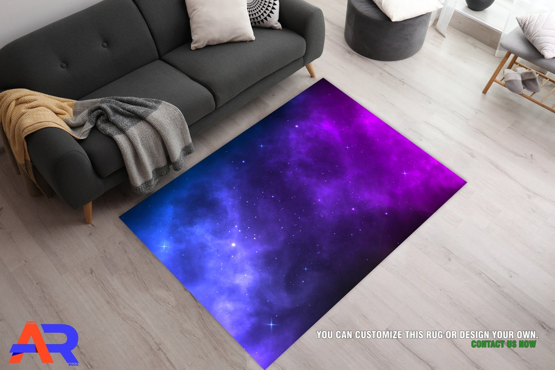 Galaxy Floor Rug, Milky Way Galaxy Rug, Galaxy Space Rug, Kids Room Rug ...