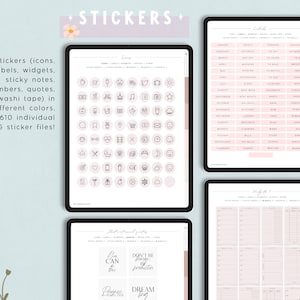 Cute Simple Digital Planner | Good Notes Planner With Extra Covers and ...