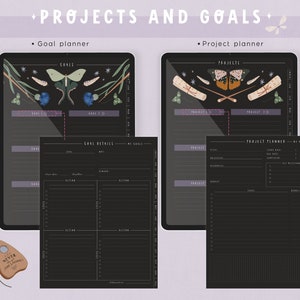 Witchy Digital Planner | Dark Mode Undated Digital Planner for ...