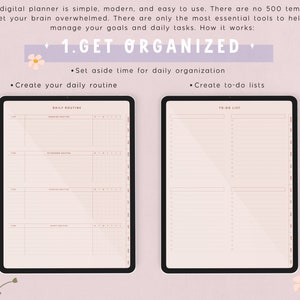 Undated Digital Planner Goodnotes Simple Planner | Cute Covers and ...