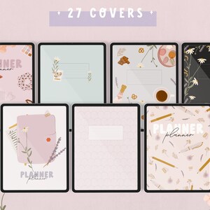 Undated Digital Planner Goodnotes Simple Planner | Cute Covers and ...