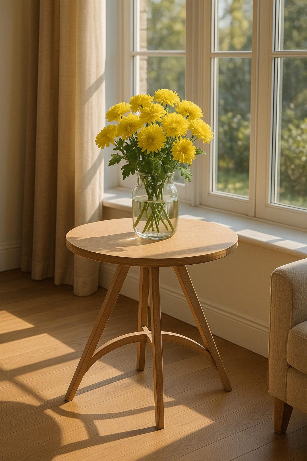 LOVER Premium Design and Screwless Dining Table, Wood Table for Balcony ...