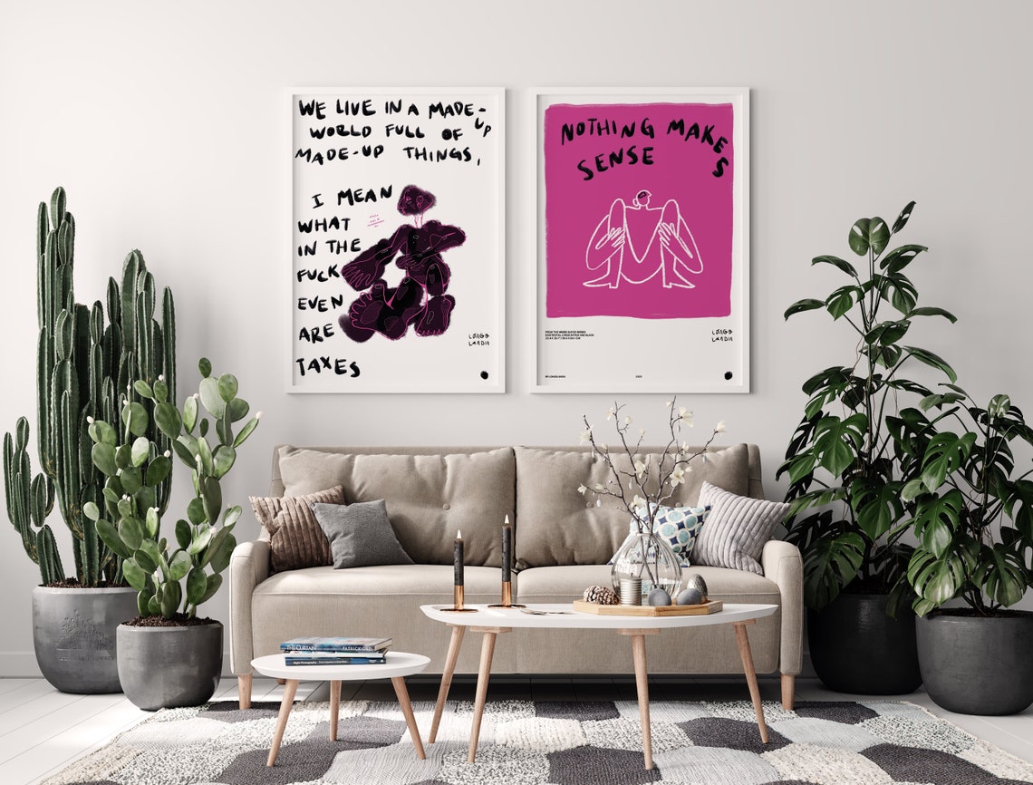 Downloadable Art Print – the World is a Made-up Place - Digital Posters ...