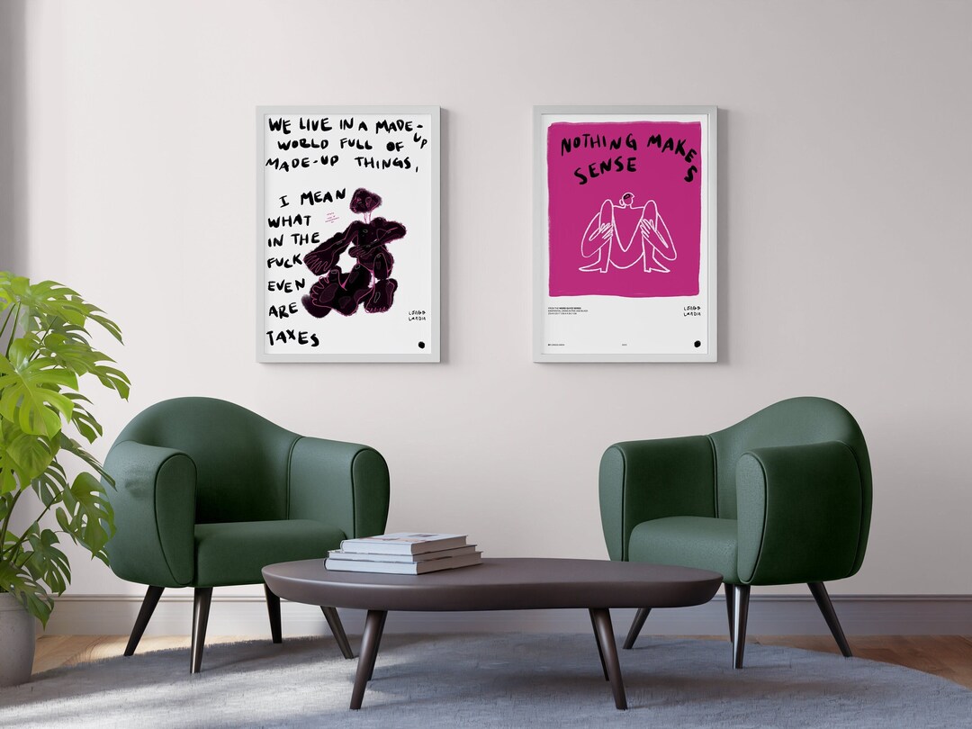 Downloadable Art Print the World is a Made-up Place - Etsy