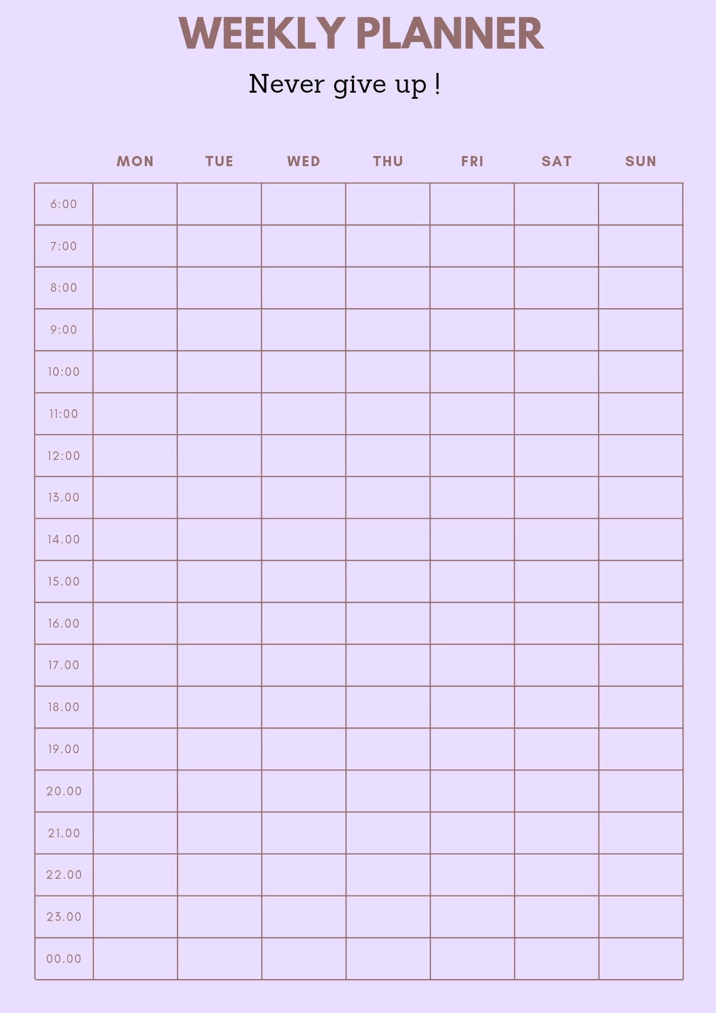 Hourly Planner , Digital Planner, Goodnotes Planner, iPad Planner ...