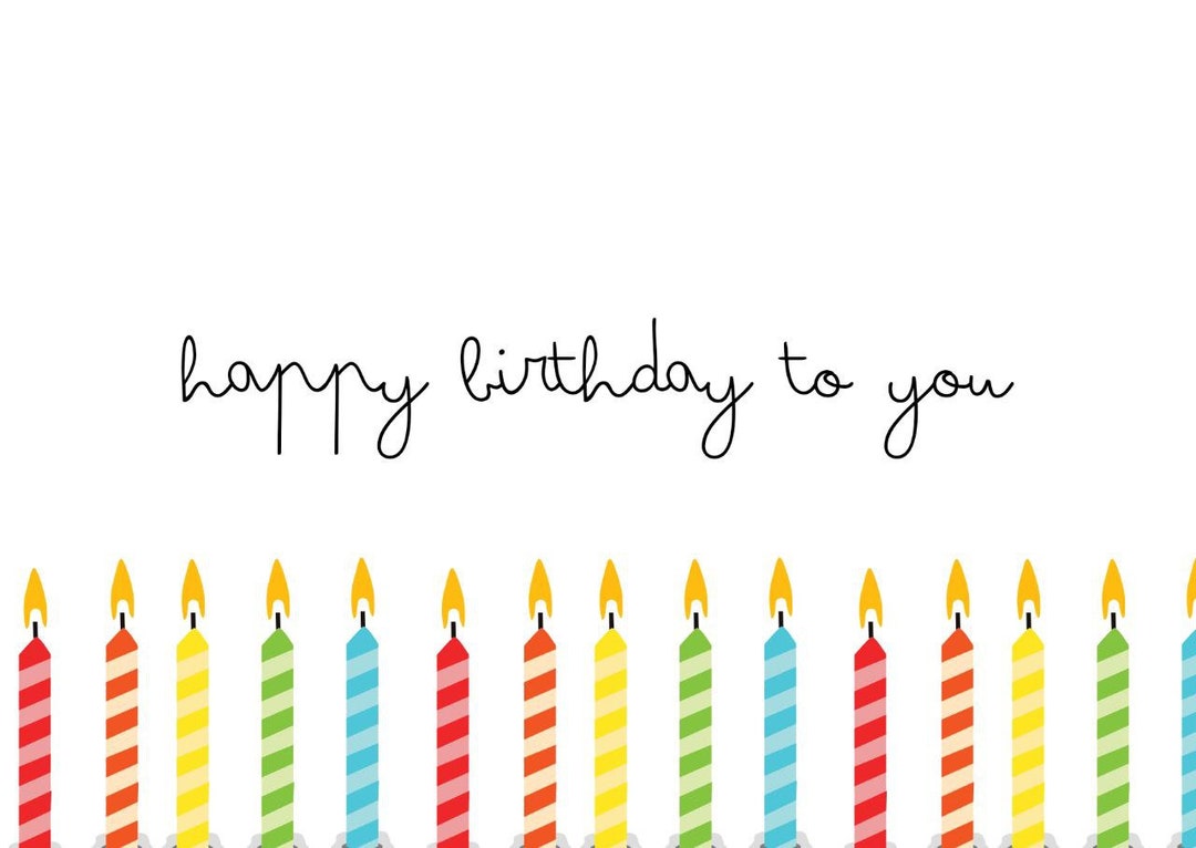 Birthday Cart Printable Cart iPad Cart Minimalist Cart - Etsy