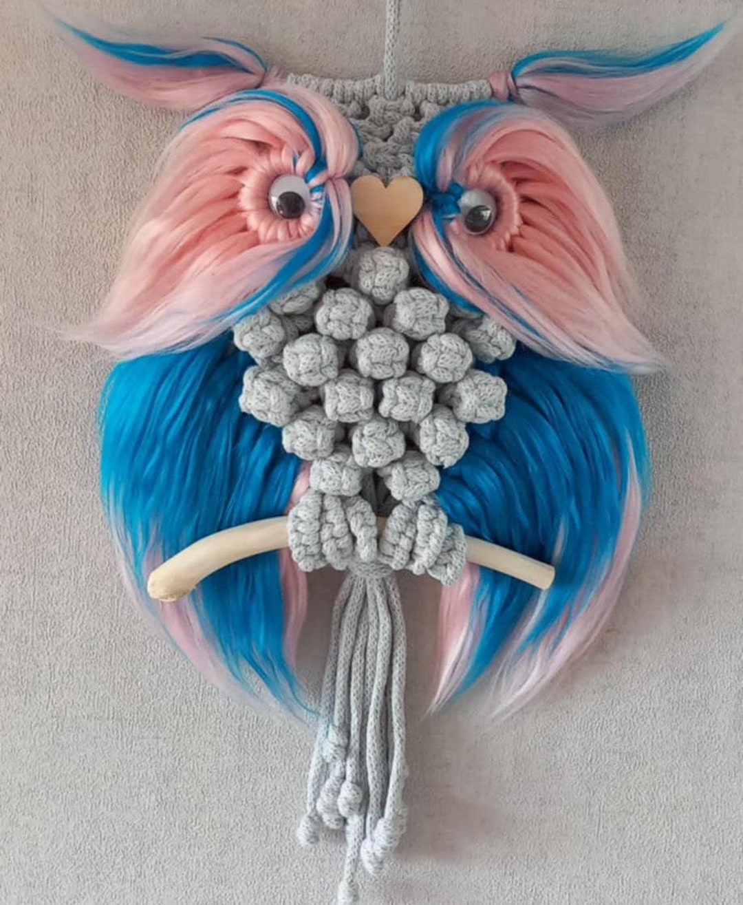 Owl/macrame/string Art/gift/ - Etsy