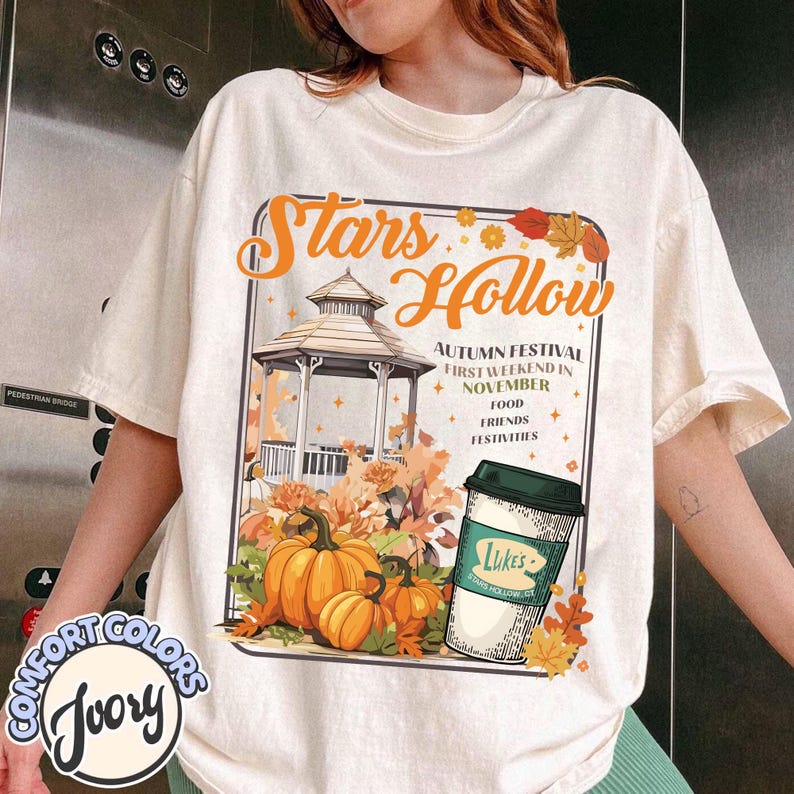Stars Hollow Connecticut Comfort Colors Shirt, Autumn Festival Shirts ...