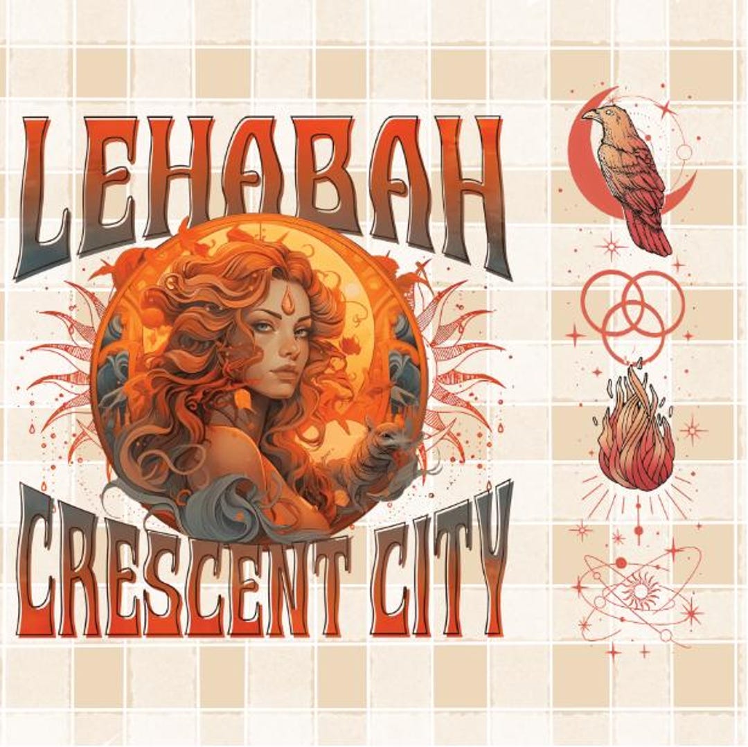 Crescent City Fan Png, My Friends Are With Me Lehabah Png, Crescent ...