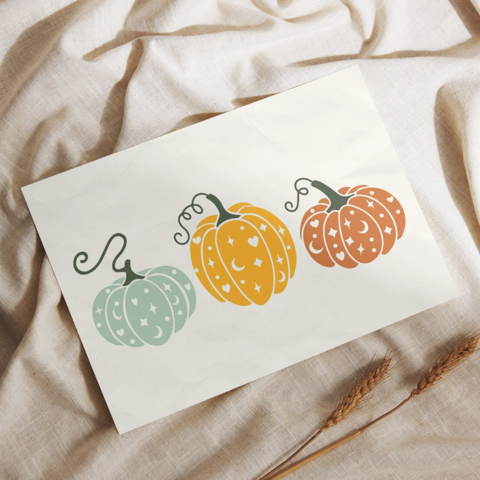 Cute Pumpkin SVG Bundle, Fall Leaves SVG, Pumpking Patch Svg, Cute ...