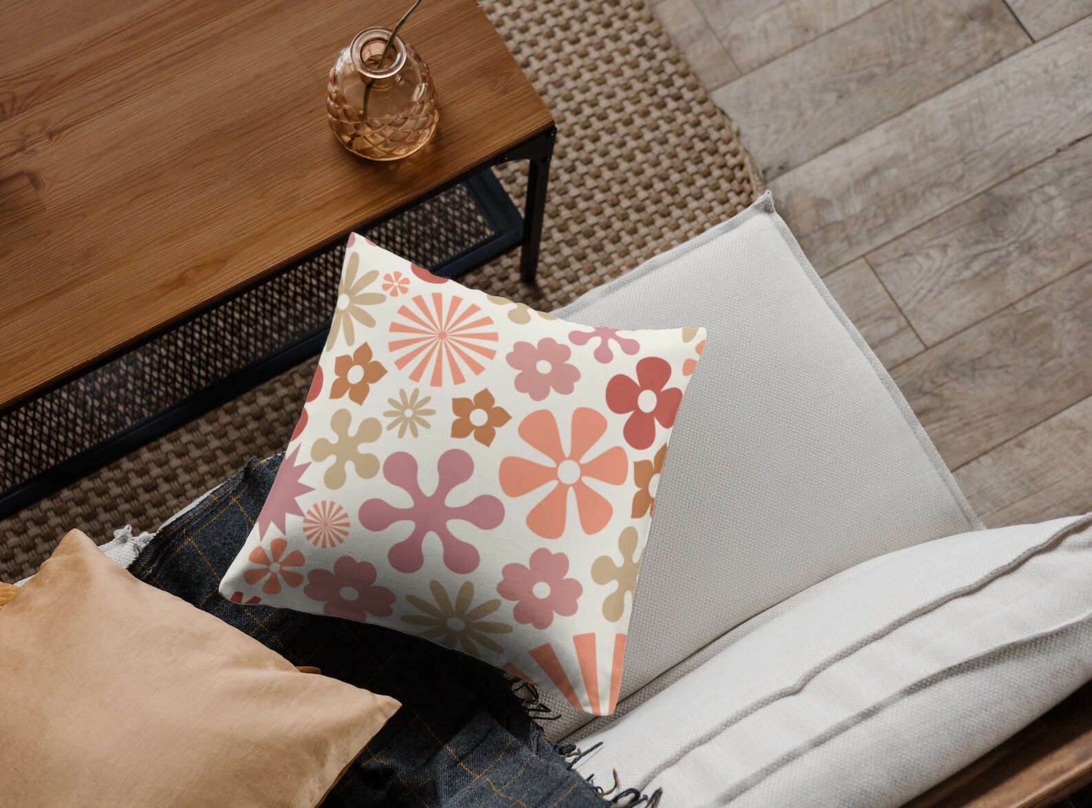 12 Retro Flower Svg Png, Retro Flower Shape Svg, Groovy Flower Svg ...