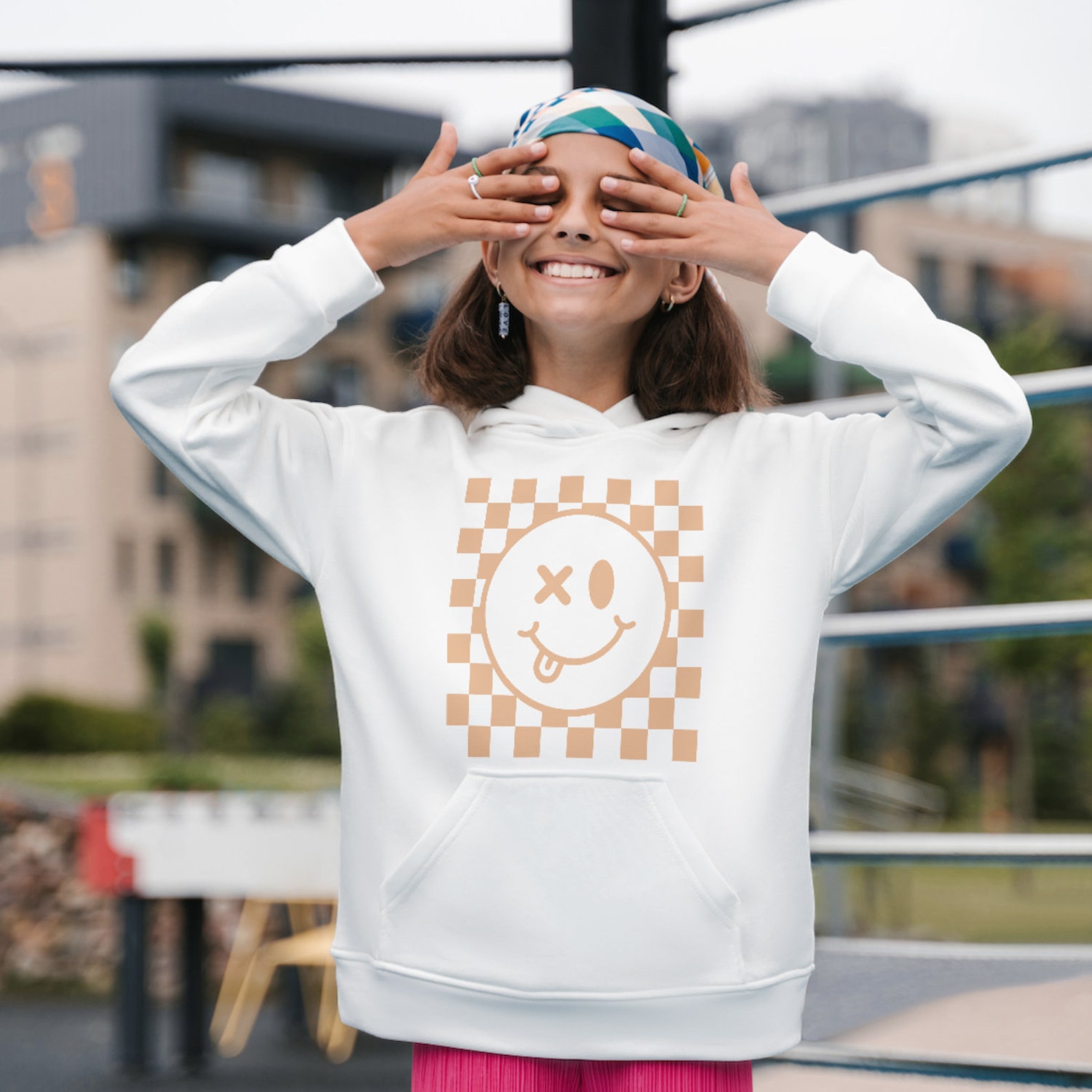 Checkered Smiley SVG PNG, Smiley Face Svg Png, Retro Smiley Face Svg ...