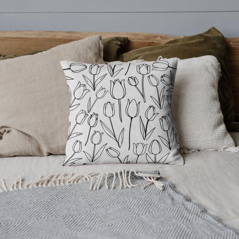 Tulip SVG Bundle, Tulip Outline, Spring Flower SVG, Tulip Line Art, Tulip Flower SVG - Etsy