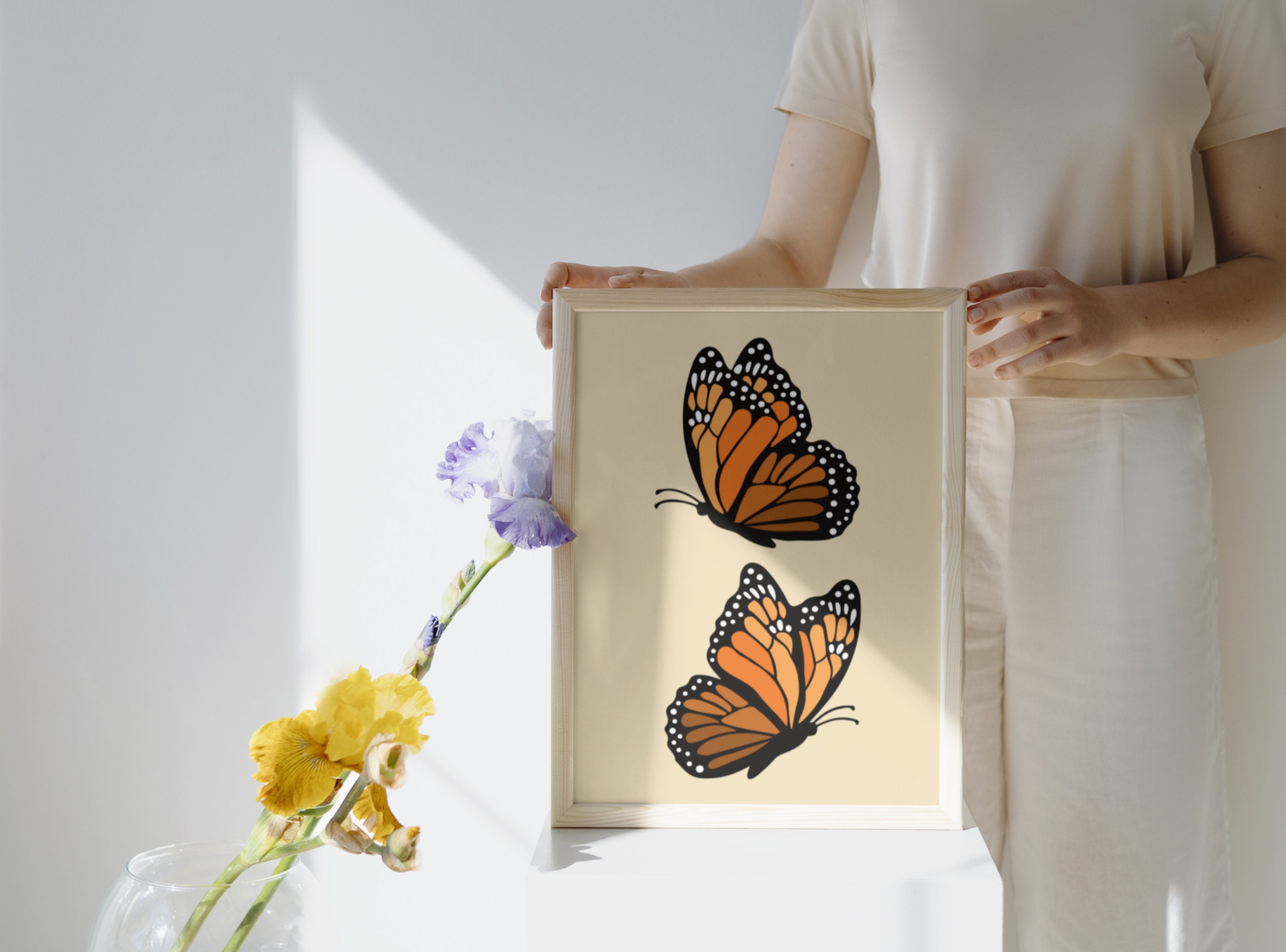 Layered Butterfly SVG, Monarch SVG, Monarch PNG, Butterfly Svg Bundle ...