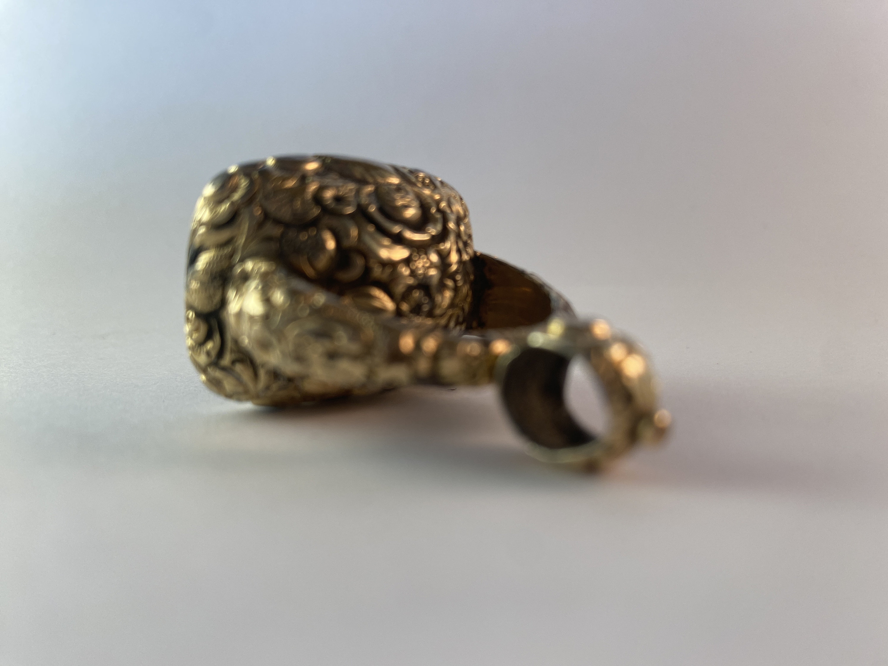 Large Antique Watch Fob Which Dates From Early 18th Century. 9ct Gold ...
