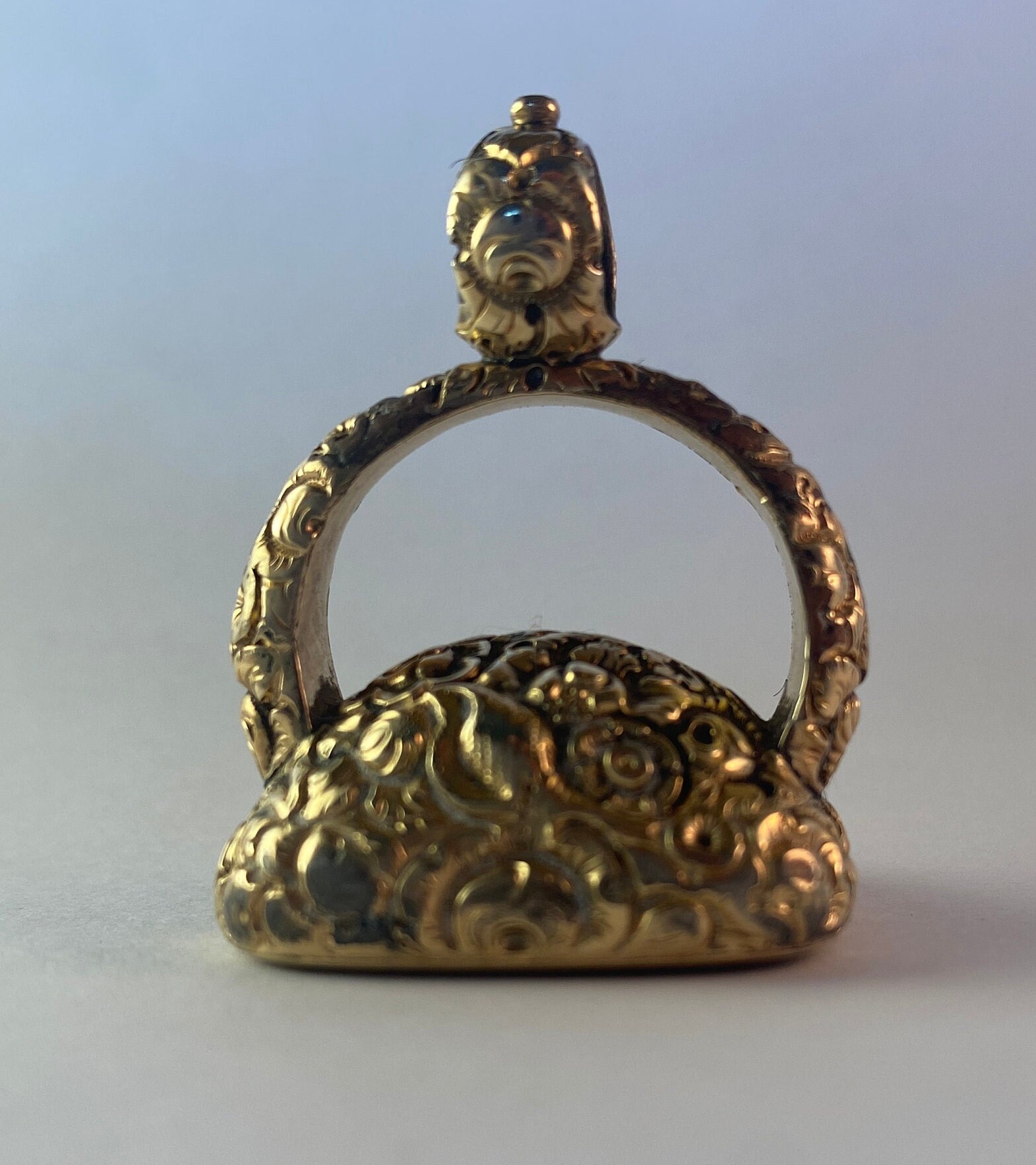 Large Antique Watch Fob Which Dates From Early 18th Century. 9ct Gold ...