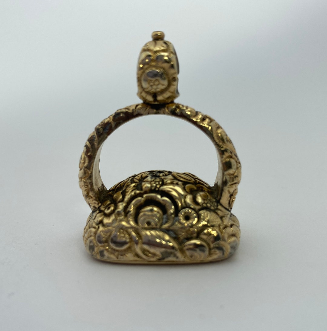 Large Antique Watch Fob Which Dates From Early 18th Century. 9ct Gold ...