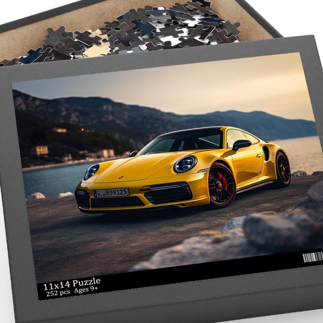 Porsche 911 Turbo S: Car Puzzle Gift for Him Jigsaw Puzzle Car - Etsy