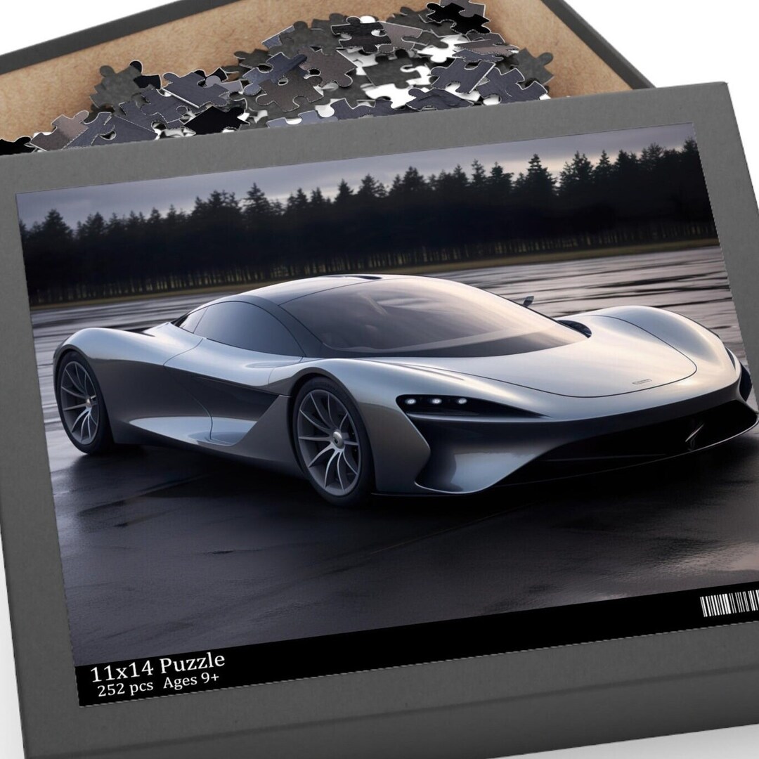 Mclaren Speedtail: Car Puzzle Gift for Him Jigsaw Puzzle Car - Etsy