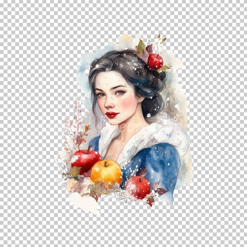 Fairy Tales and Fables Clipart Bundle 8x Detailed Watercolor Motifs PNG ...