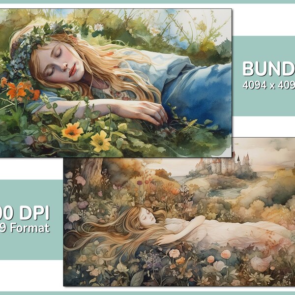 Sleeping Beauty Fairy Tale Poster - Etsy