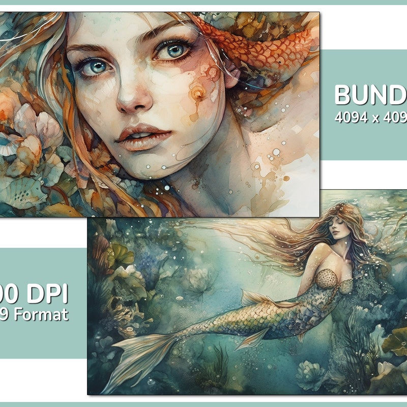 Mermaid Posters - Etsy