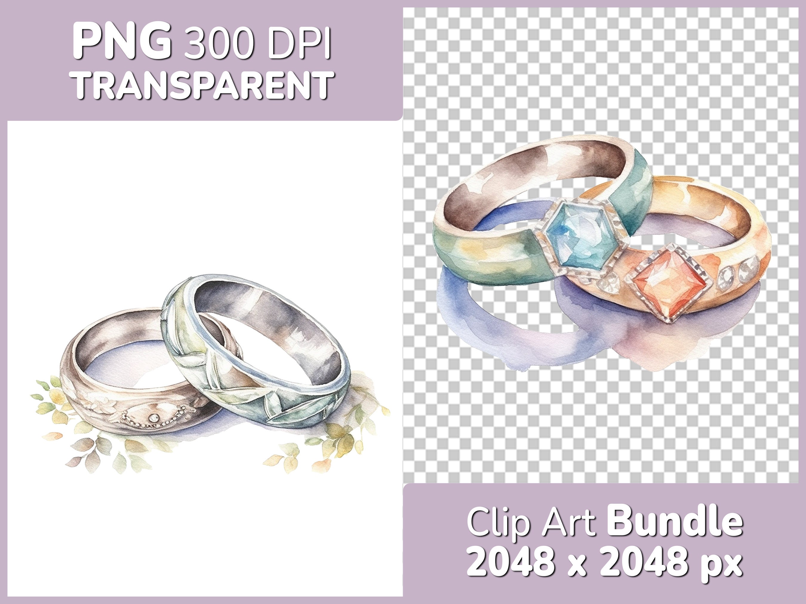 Engagement Rings Clip Art