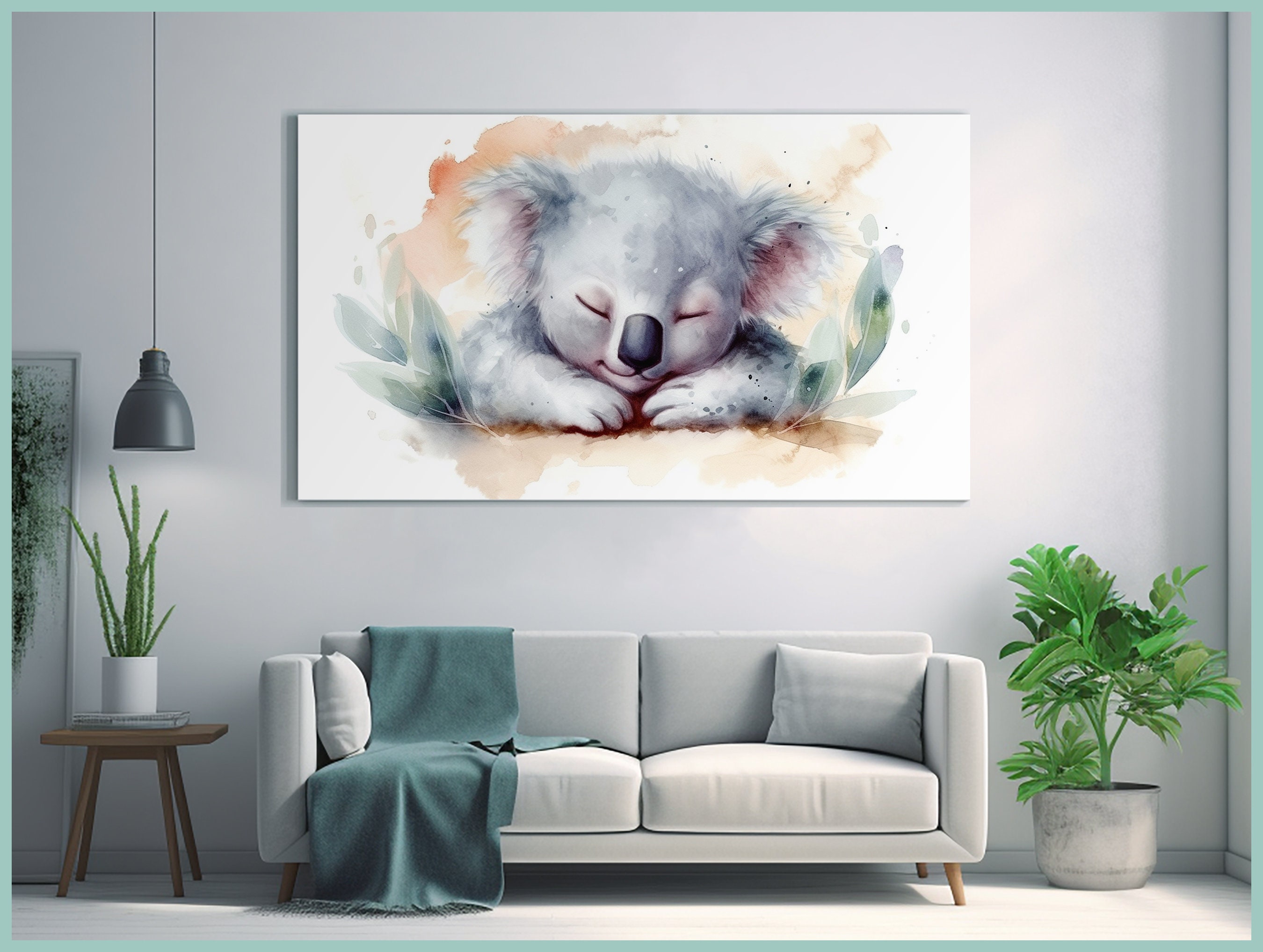 Cute Koalas Koala Motif Bundle 01 8x High Quality Watercolor Motifs ...