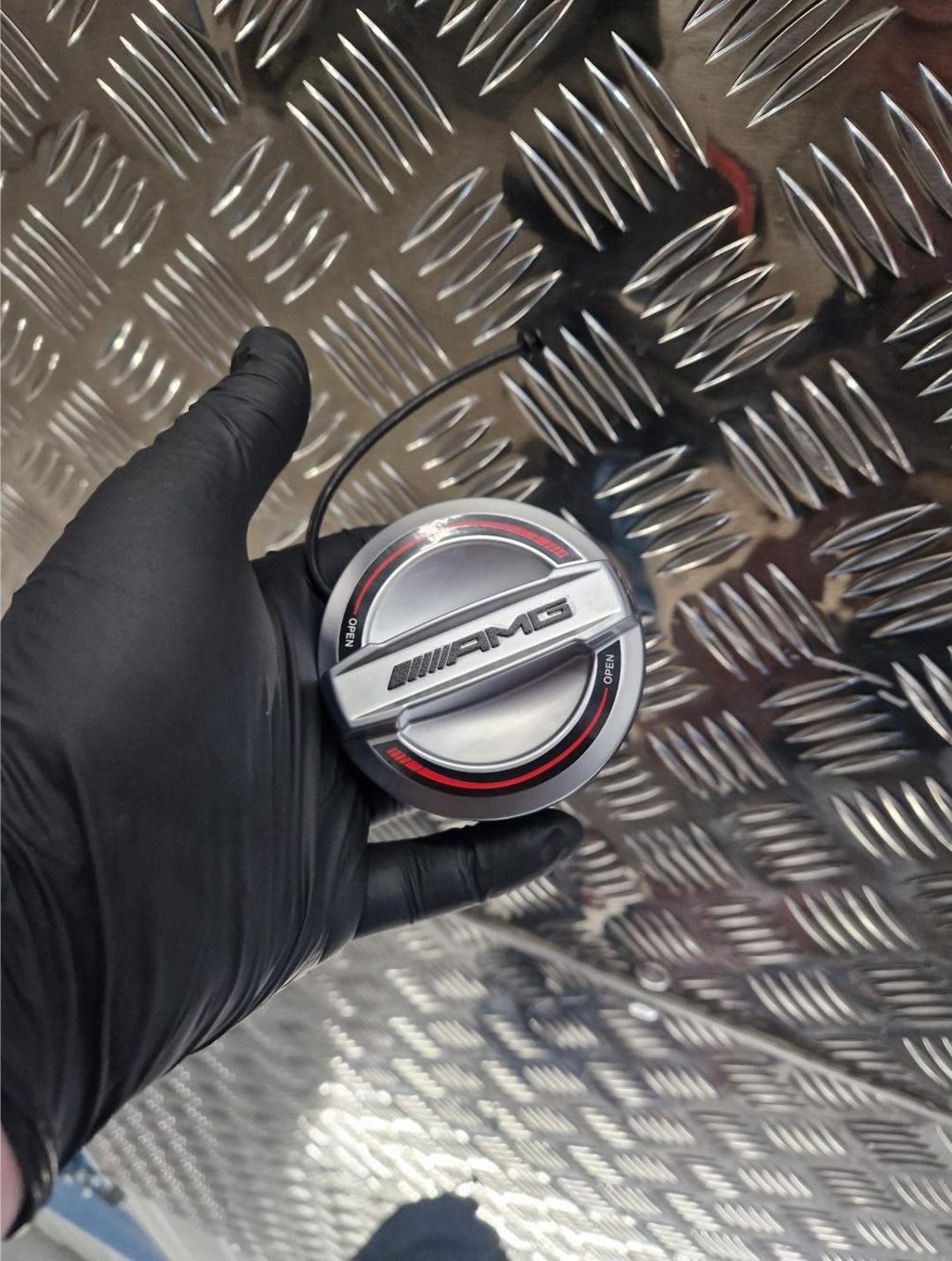Premium AMG Fuel Filler Cap | Aluminium Finish | Fits Mercedes-benz AMG ...