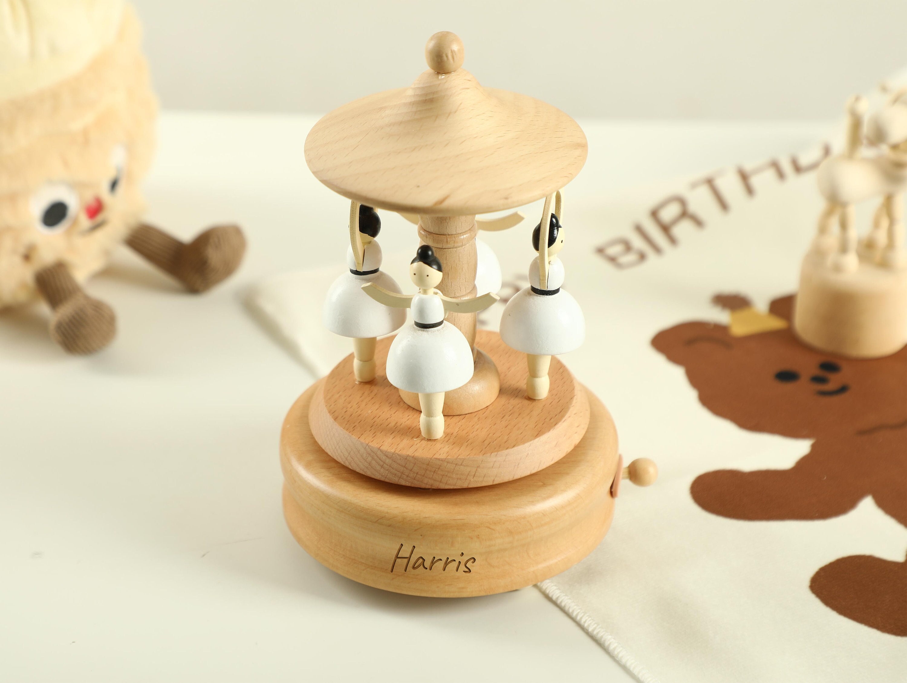 Ballerina Music Box, Custom Music Box, Handmade Personalized Wooden ...