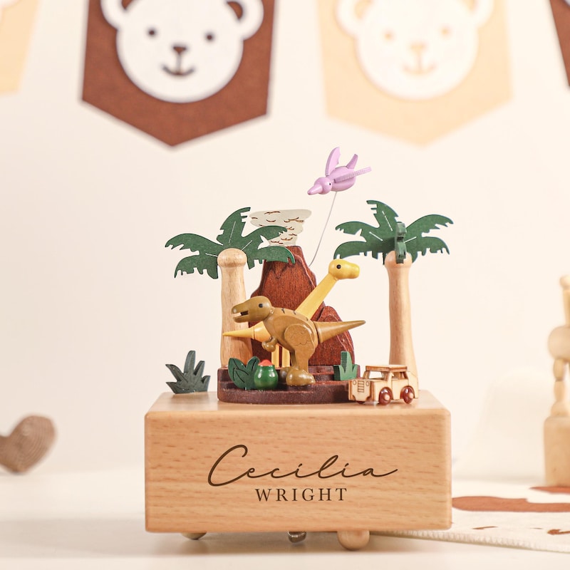 Kids Music Box Dinosaurs - Etsy