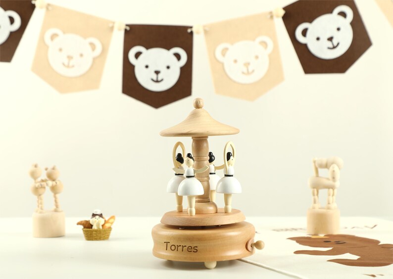 Ballerina Music Box, Custom Music Box, Handmade Personalized Wooden ...