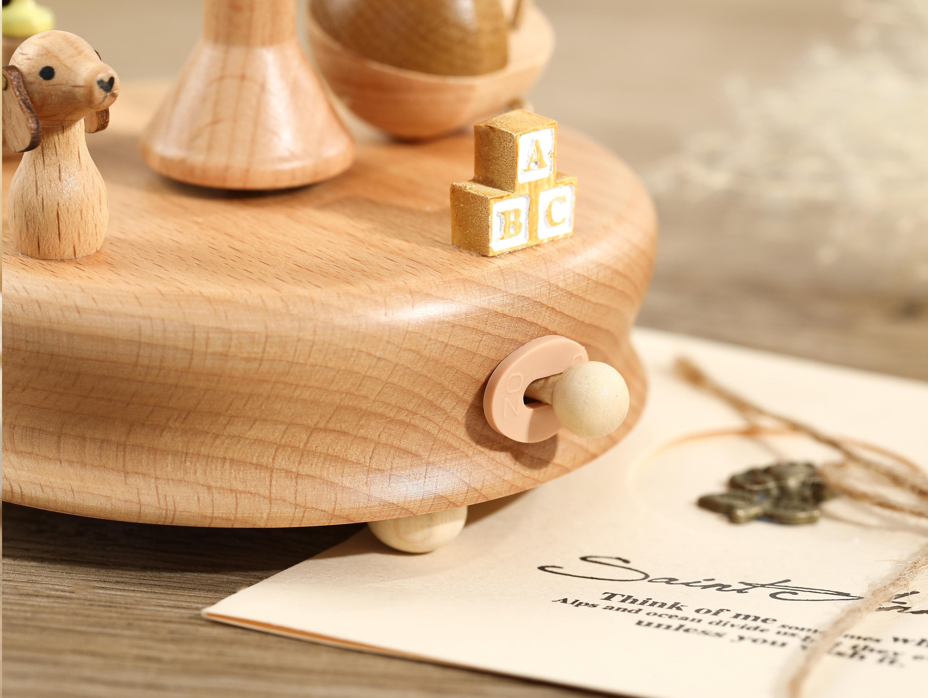 Puppy Paradise Music Box, Wooden Music Box, Custom Wooden Handmade ...