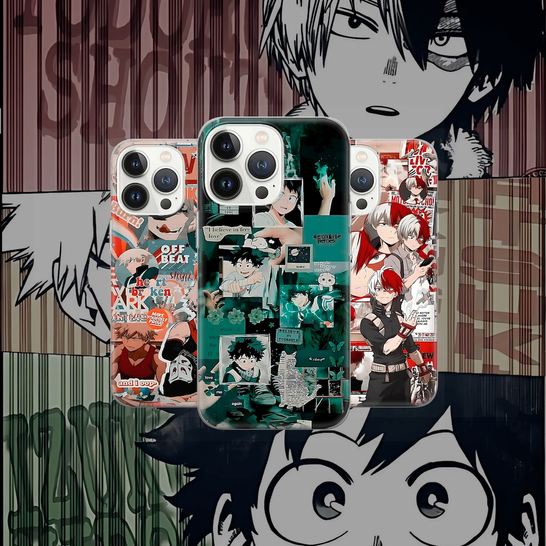 Katsuki Bakugo Phone Case Todoroki Shoto Cover for iPhone 16, 15, 14 ...