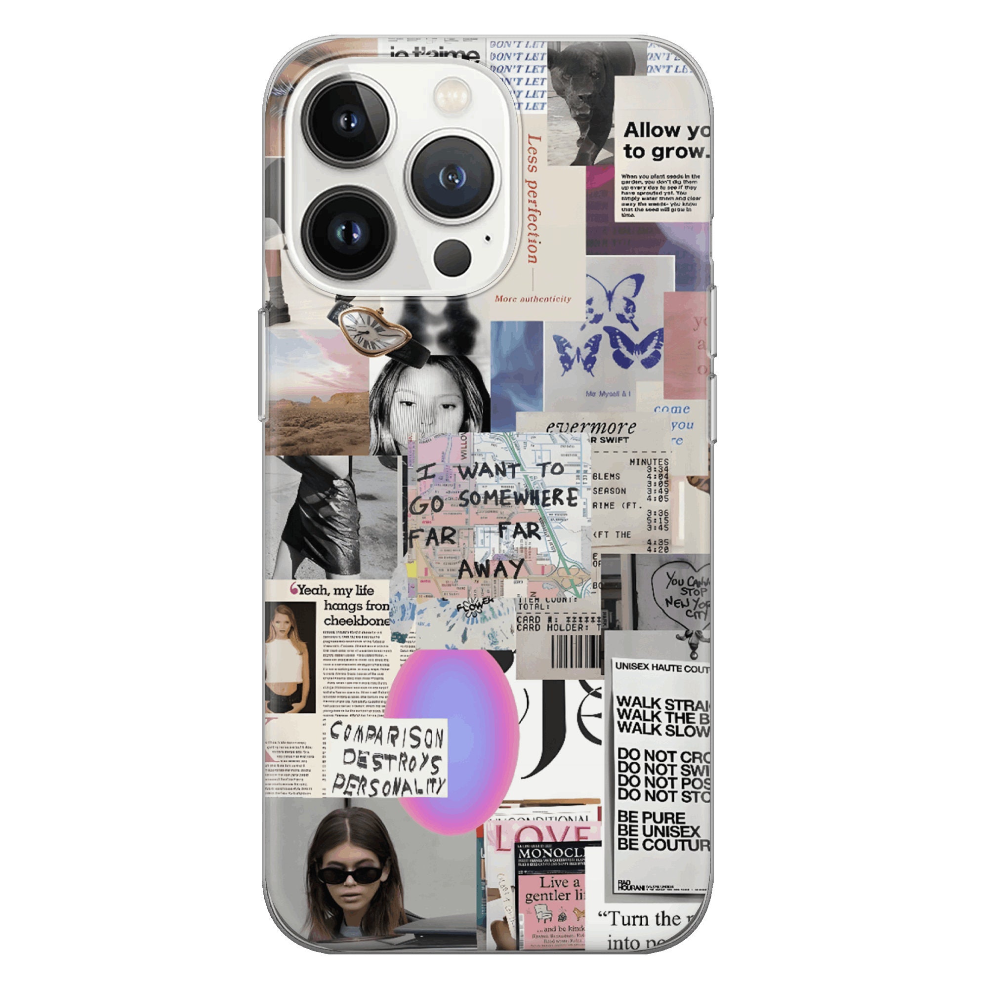 Moodboard Phone Mood Board Cover for Pixel 7 6A, iPhone 14 13 12 Pro 11 ...