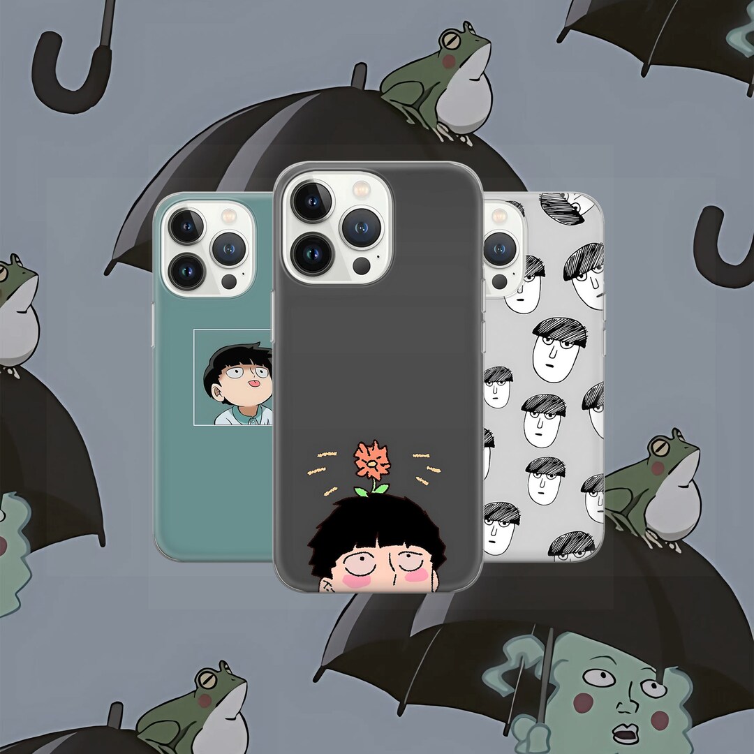 Mob Psycho 100 Phone Case Mob Cover for iPhone 16, 15, 14, 13, 12, 11 ...