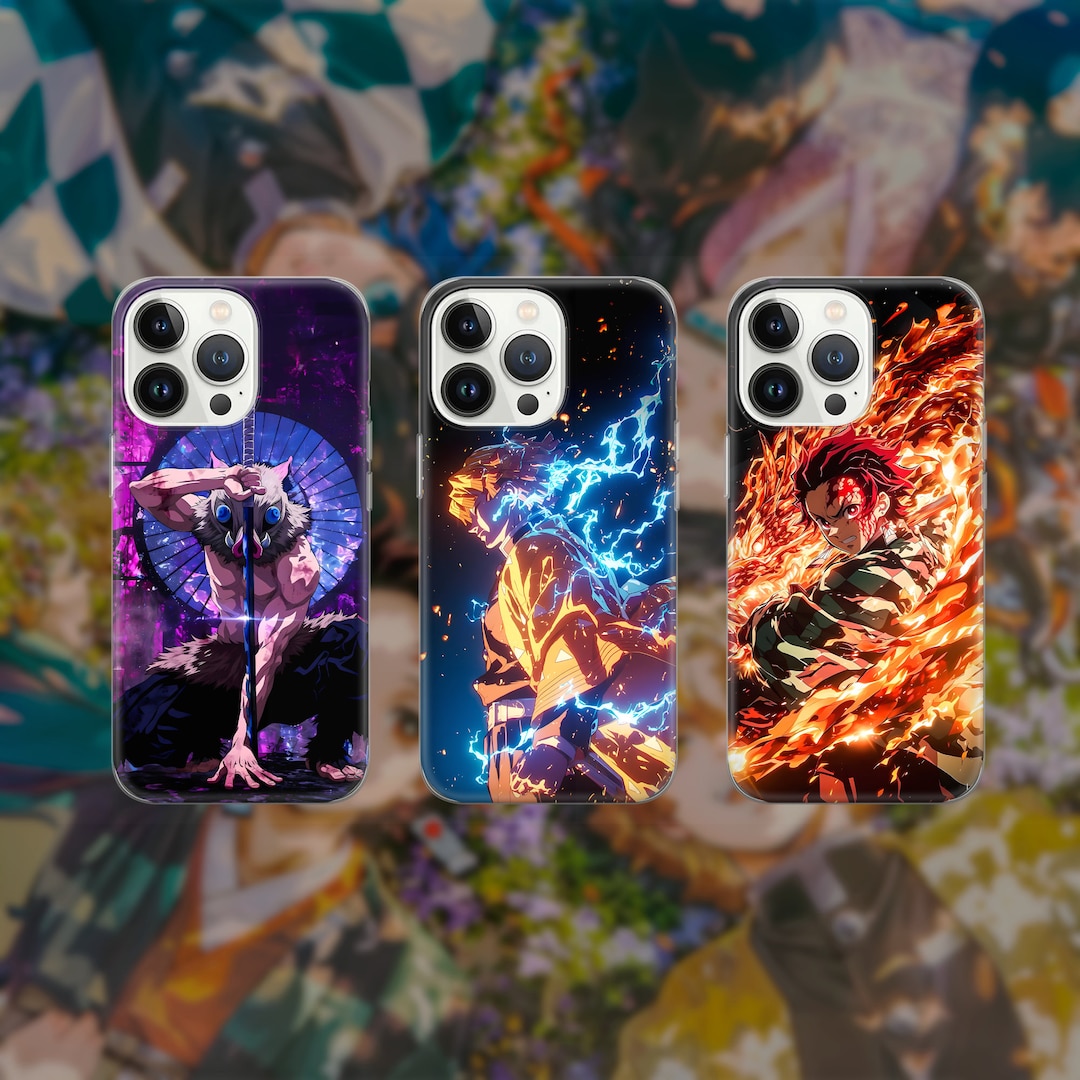 Inosuke Hashibira Phone Case Zenitsu Agatsuma Cover for iPhone 16 Pro ...