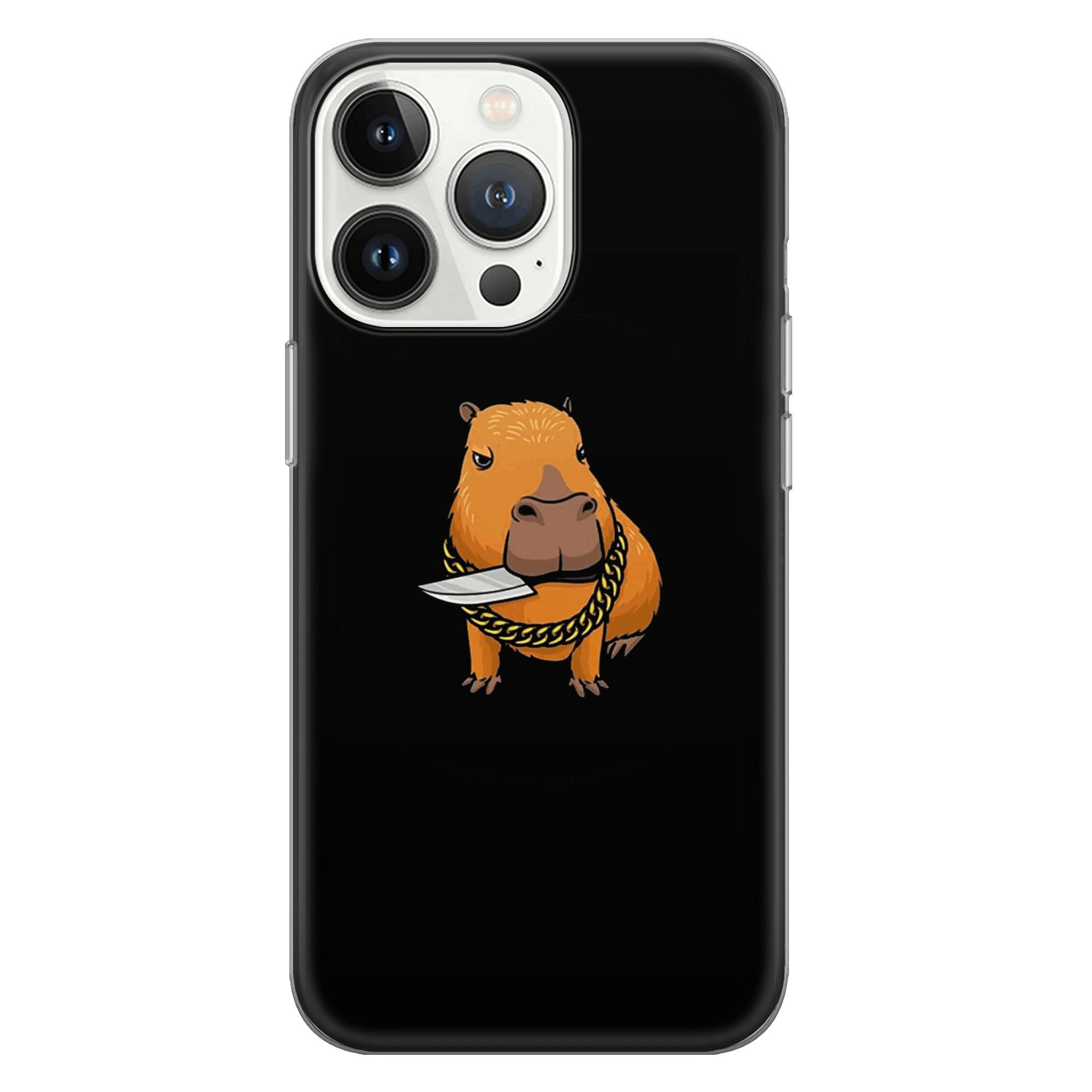 Cute Capybara Phone Case Capybara Signs Cover for Pixel 7 6A, iPhone 14 ...