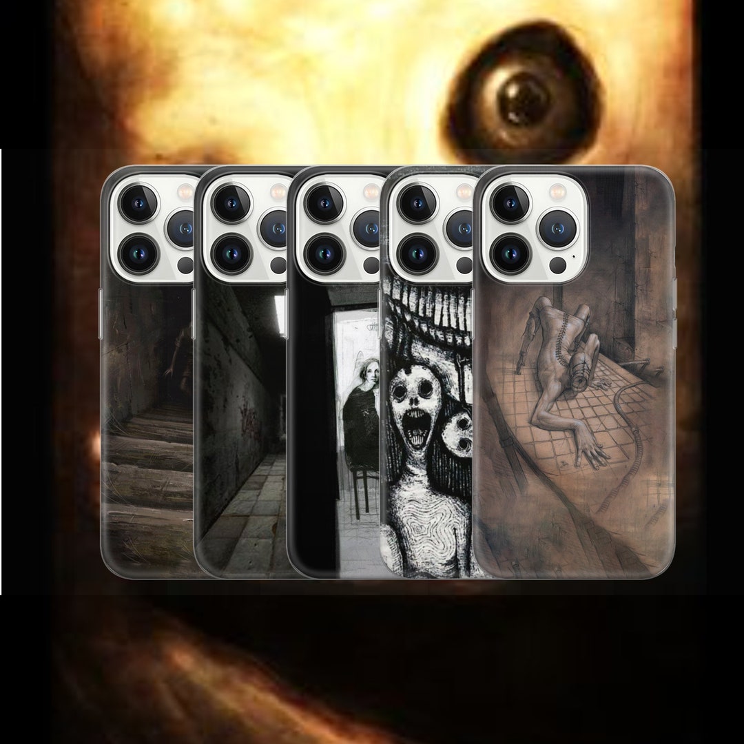 Creepy Phone Creepy Art Cover for Pixel 7 6A, iPhone 14 13 12 Pro 11 XR ...